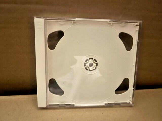 2 PCS New Quality 10.4mm BRILLIANT Double CD Case w/White Tray, RARE ...