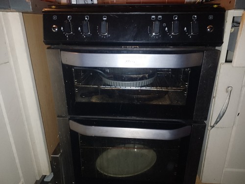 Belling FSDF60DOW Duel Fuel Cooker Stainless Steel 60cm Electric Oven ...