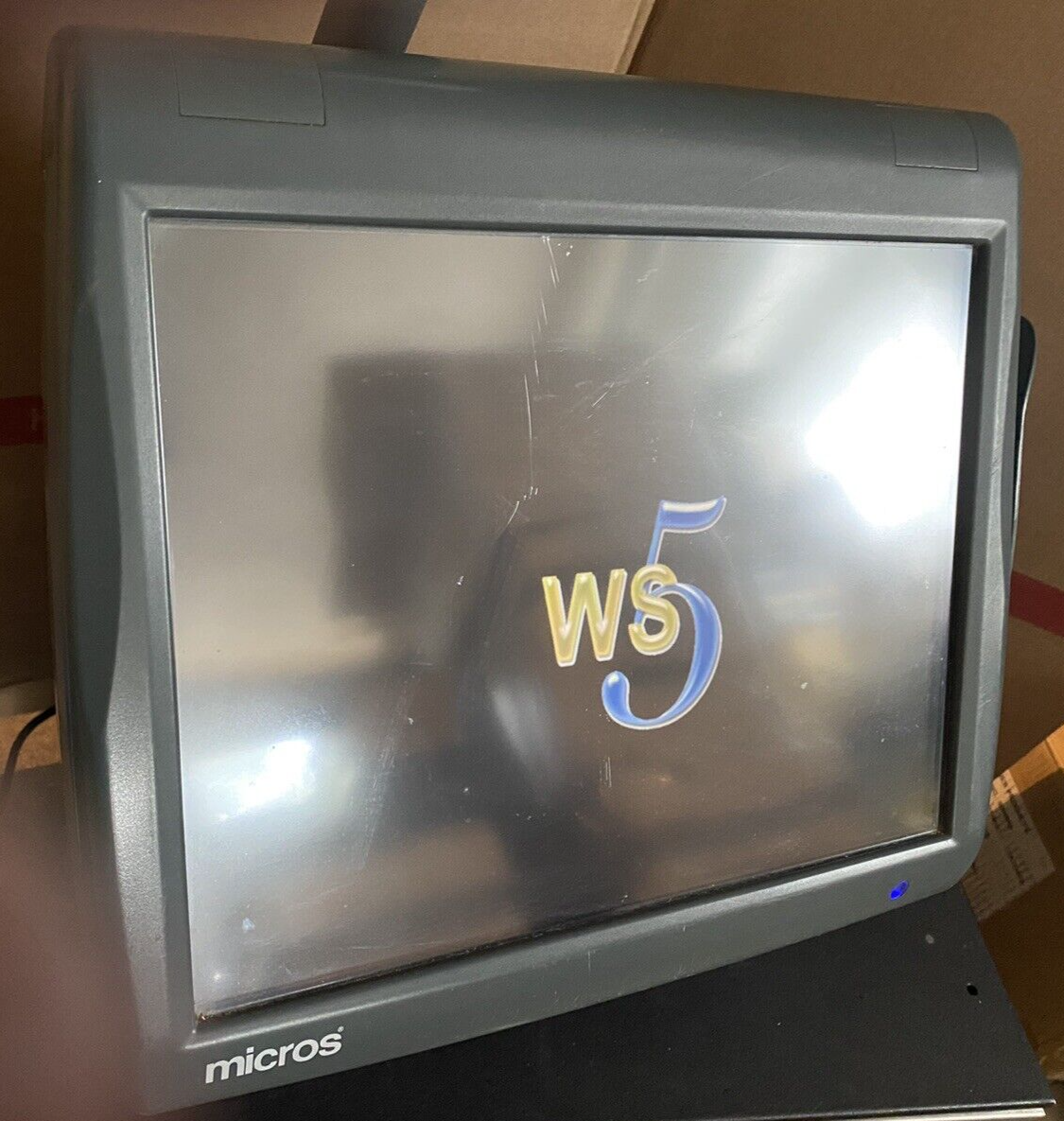 400814-001 Micros Workstation w/Stand, Cash Register, Printer and Price ...