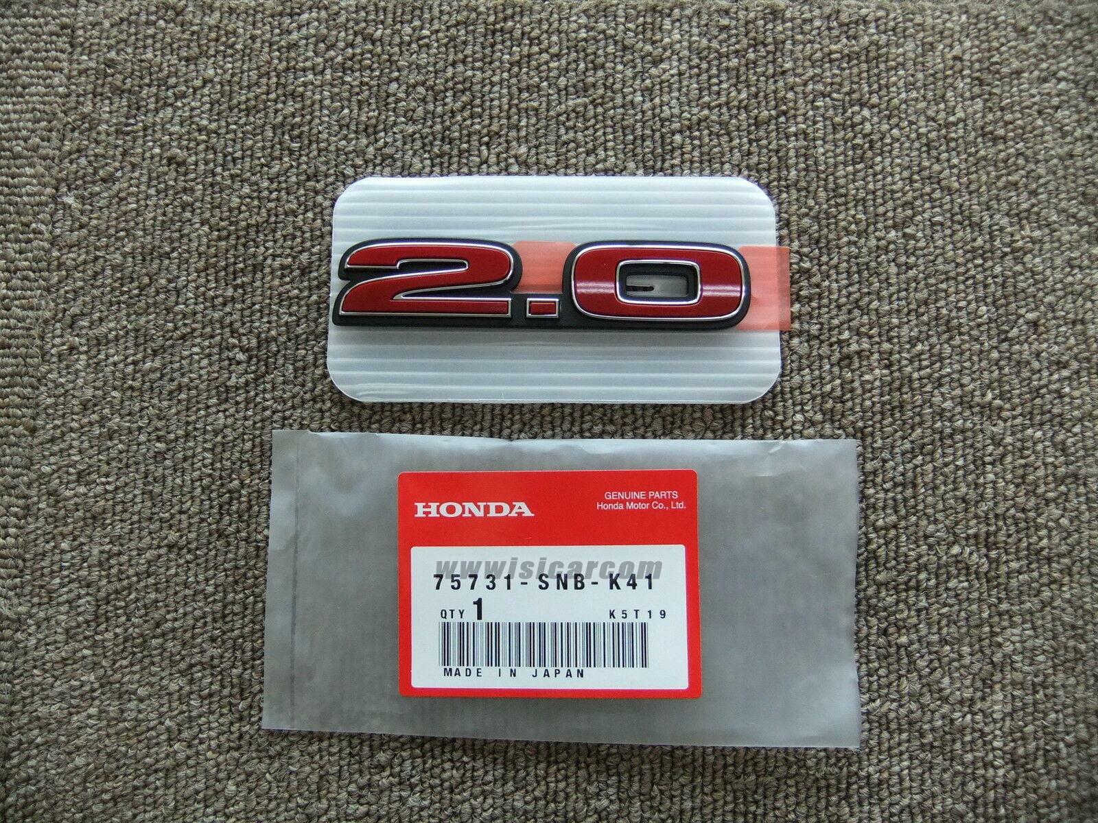 HONDA CIVIC TYPE-R FD2 2.0 REAR EMBLEM 75731-SNB-K41 GENUINE JDM PARTS ...