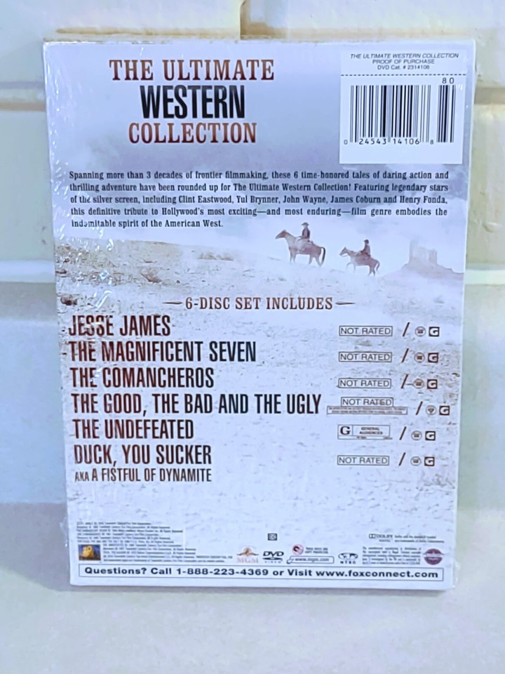 THE ULTIMATE WESTERN COLLECTION : 6 CLASSIC WESTERNS - DVDs | eBay