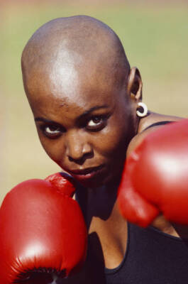 Boxing Lightweight Boxer Marian Lady Tiger Trimiar Old Sports Photo ...