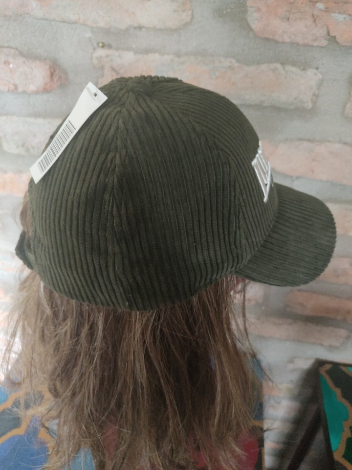 Baseball Cap Velour Green Ribbed London England With Label | eBay UK