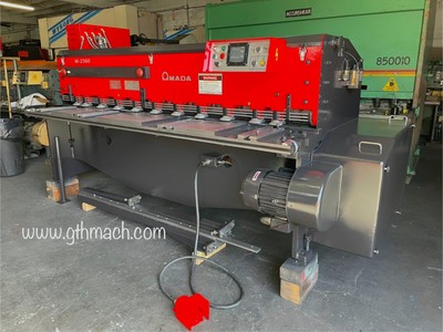 Amada M-2560 Shear 8ft X 1/4” Mild Steel Capacity Power Backgauge | eBay