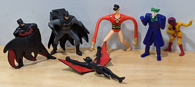 Lot of 6 DC Comics McDonalds Happy Meal Toys Batman Joker Plastic-Man ...