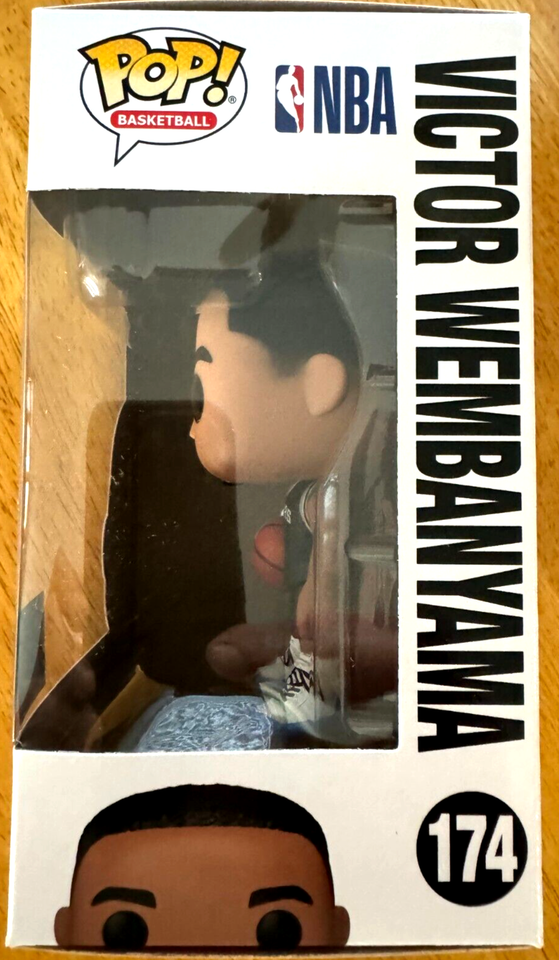 Funko POP! 🏀 NBA #174 Victor Wembanyama 🔥Rookie🔥 w/ protector included ...