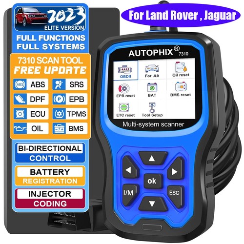 Autophix 7310 For Land Rover OBD2 Scanner All System TPMS ABS DPF SRS ...