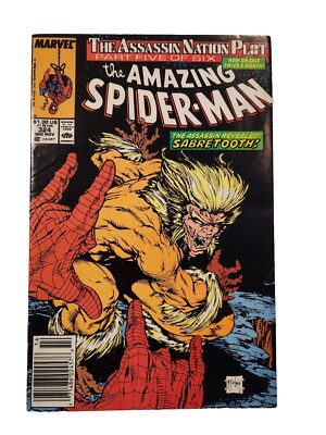 AMAZING SPIDER-MAN #324 McFARLANE SABRETOOTH 1989 | eBay