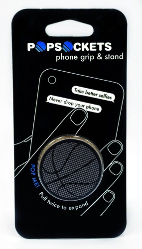 Authentic PopSockets Basketball Black Phone Grip PopGrip PopSocket Pop ...