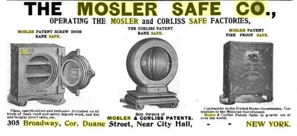 NICE Antique Mosler Safe Co. Safe 5# Combination 1880-1884 | eBay