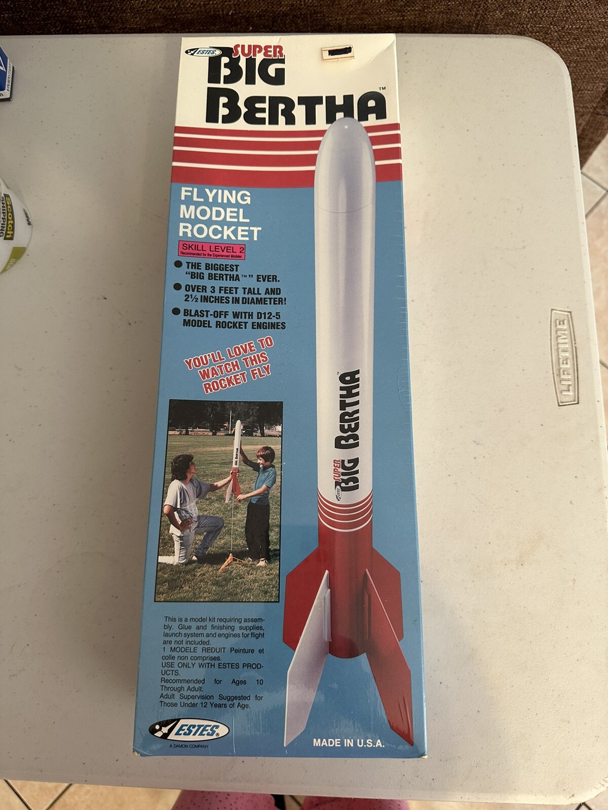 Super Big Bertha Estes Flying Model Rocket Kit FACTORY SEALED | eBay