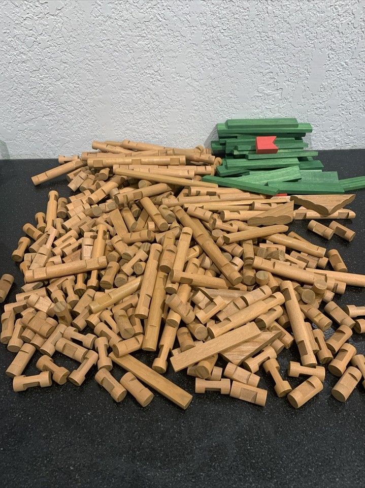 Imaginarium Discovery, 300 piece Real Wood Frontier Timber Log Set ...