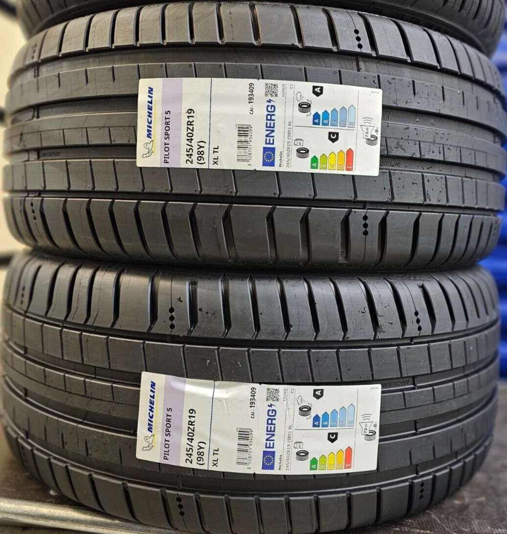 245/40R19 98Y XL ミシュラン パイロットスポーツ5 Weds ウェッズ マーベリック 1505S ホワイト 19インチ 8.0J 5H114.3 サマータイヤホイールセット ...