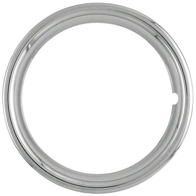 17" Chrome ABS Trim Rings Set 1 3/4" Depth Beauty Rings 1517p by CCI ...