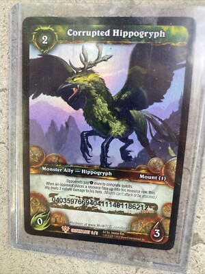 World Of Warcraft Trading Card Game Corrupted Hippogryph USED CODE | eBay