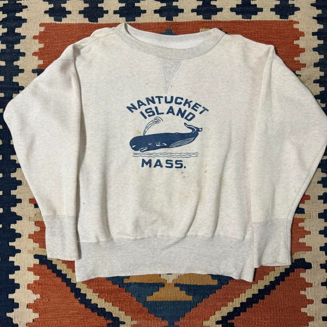 1950s-60s Vintage Nantucket Whaling Era Sweatshirt, S… - Gem