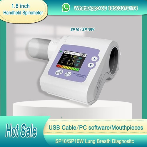 SP10 / SP10W Handheld Spirometer Lung Function Diagnosis Device | eBay