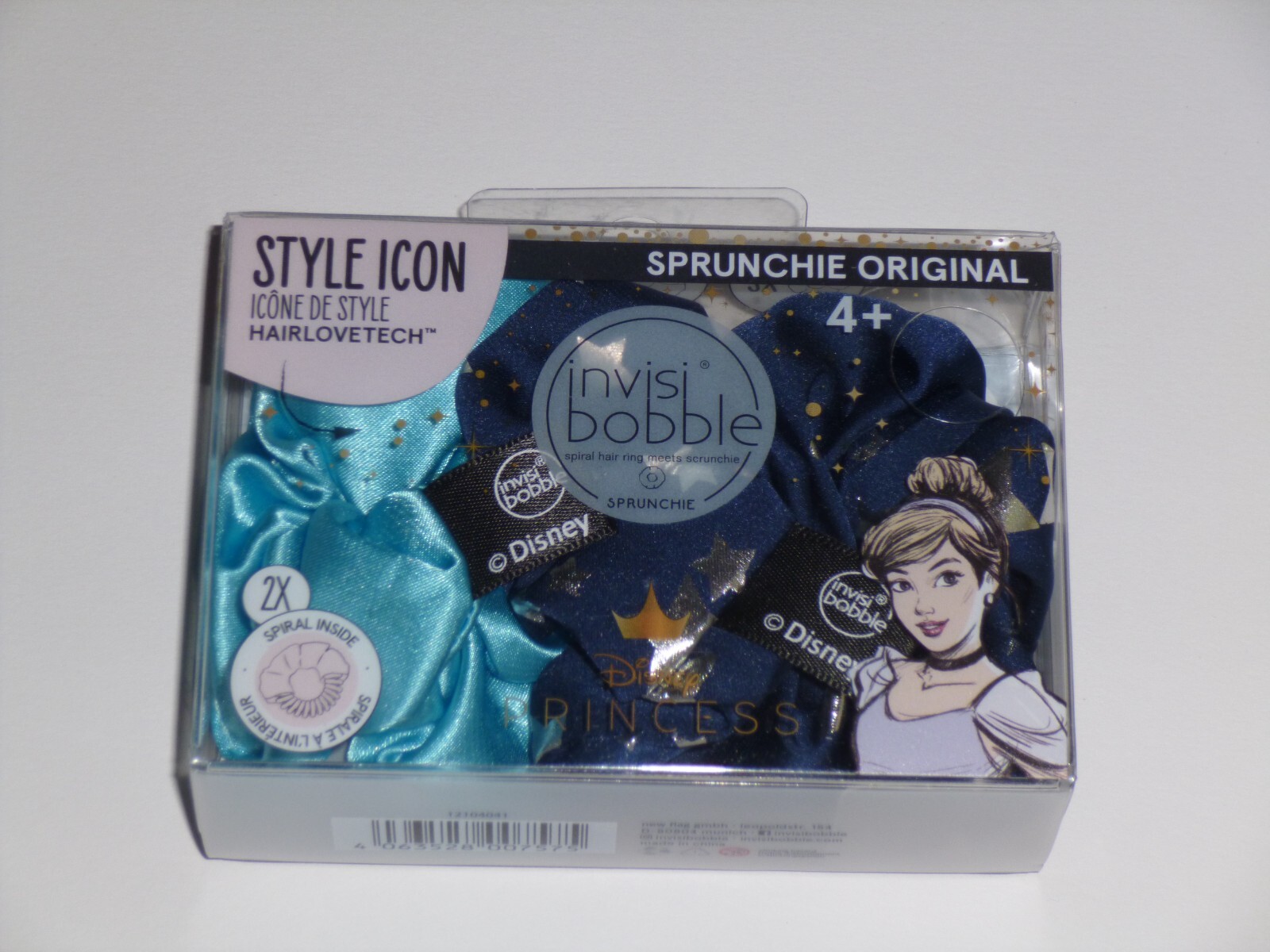 Disney Princess CINDERELLA Invisibobble SPRUNCHIE Spiral Hair Ring ...