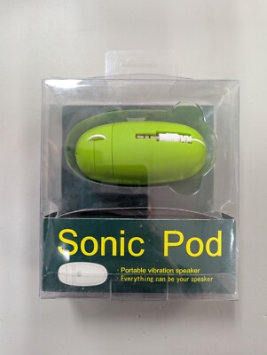 Sonic Pod - Portable Vibration Speaker - For All 3.5mm Standard Jack ...