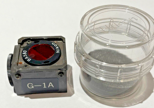 NIKON G-1A TRITC LP FLUORESCENCE FILTER CUBE 18MM FOR FINITE ...
