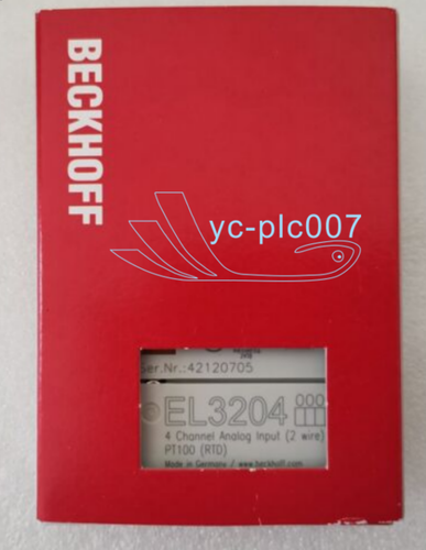 1PCS NEW BECKHOFF EL3204 Analog input terminal module | eBay