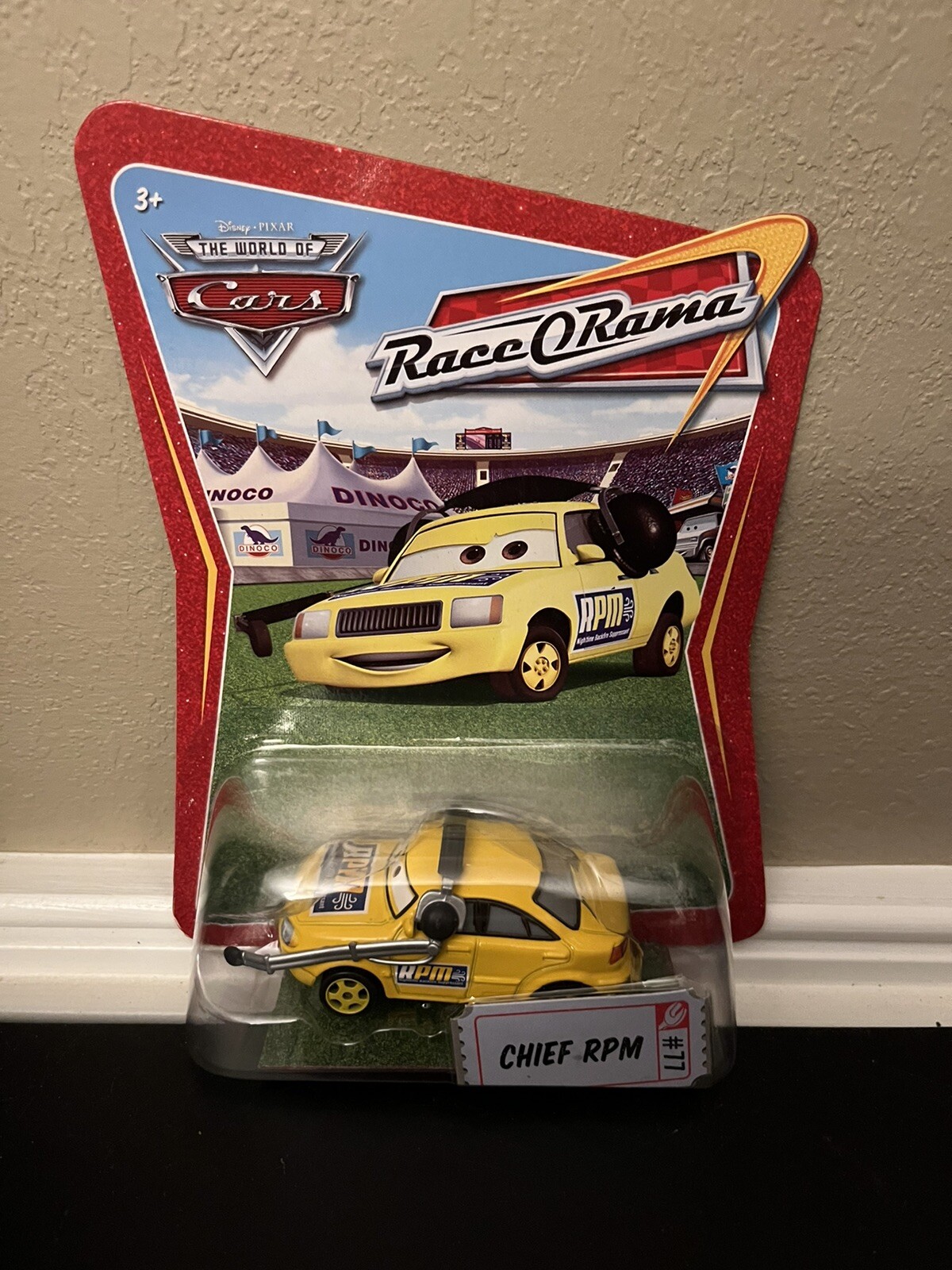 Disney Pixar Cars Diecast-2009-RaceORama-Chief RPM #77 -NRFP | eBay