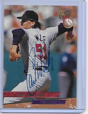 Baseball Card IP auto CARL WILLIS 1993 Fleer Ultra Minnesota Twins | eBay
