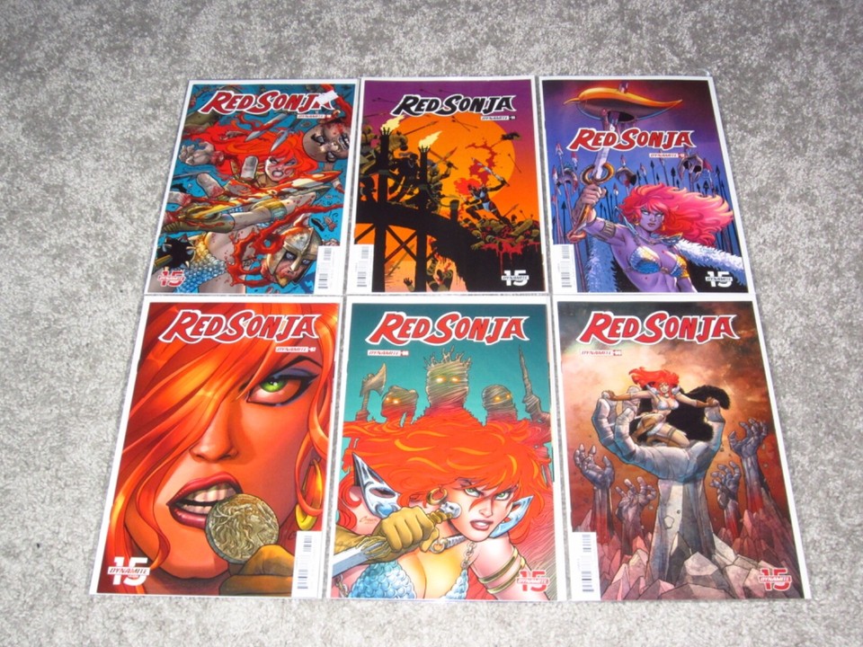 Red Sonja Vol. 5 (2019) # 1-12 Full Lot; All Amanda Connor Covers ...