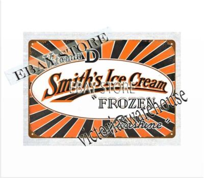 Smith's Ice Cream metal tin sign house interior wall collective | eBay