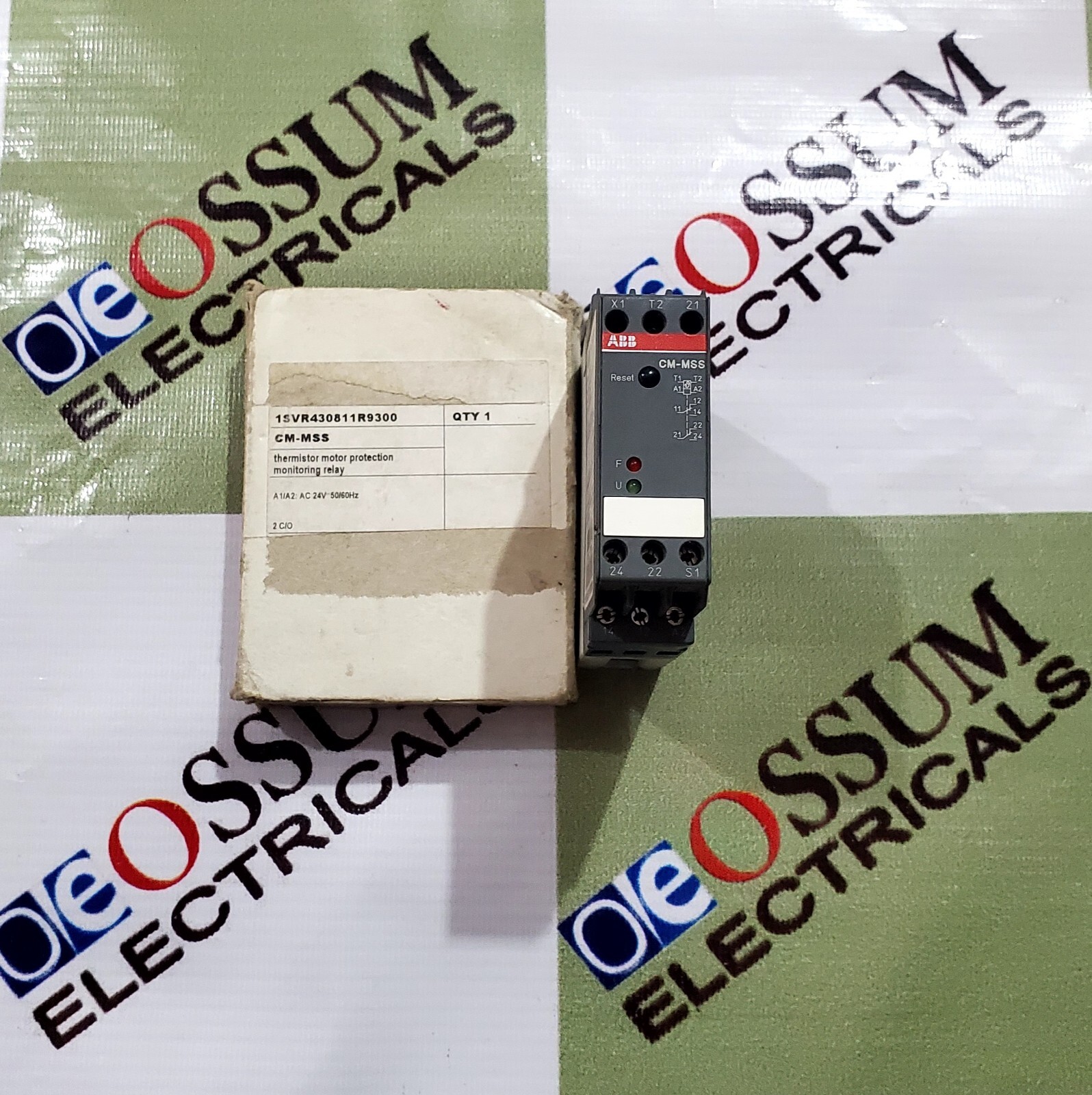 ABB CM-MSS THERMISTOR MOTOR PROTECTION RELAY VOLTAGE 24VAC FREE FAST ...