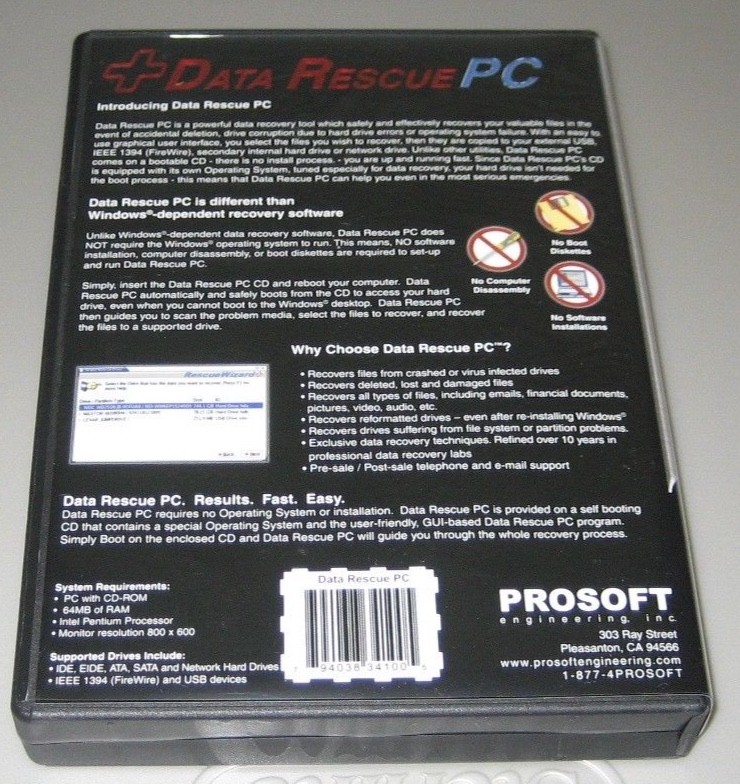 ProSoft Data Rescue PC | eBay