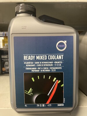 Volvo Genuine Ready Mixed Coolant/Antifreeze (4 Litre) 31439724 | eBay