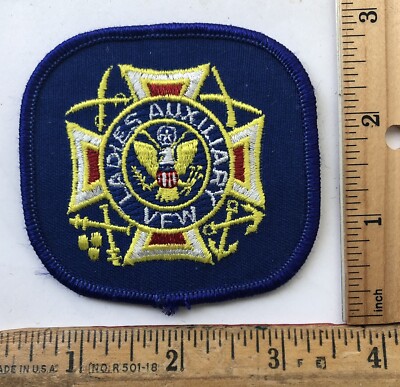 Vintage VFW Ladies Auxiliary Patch Veterans of Foreign Wars | eBay