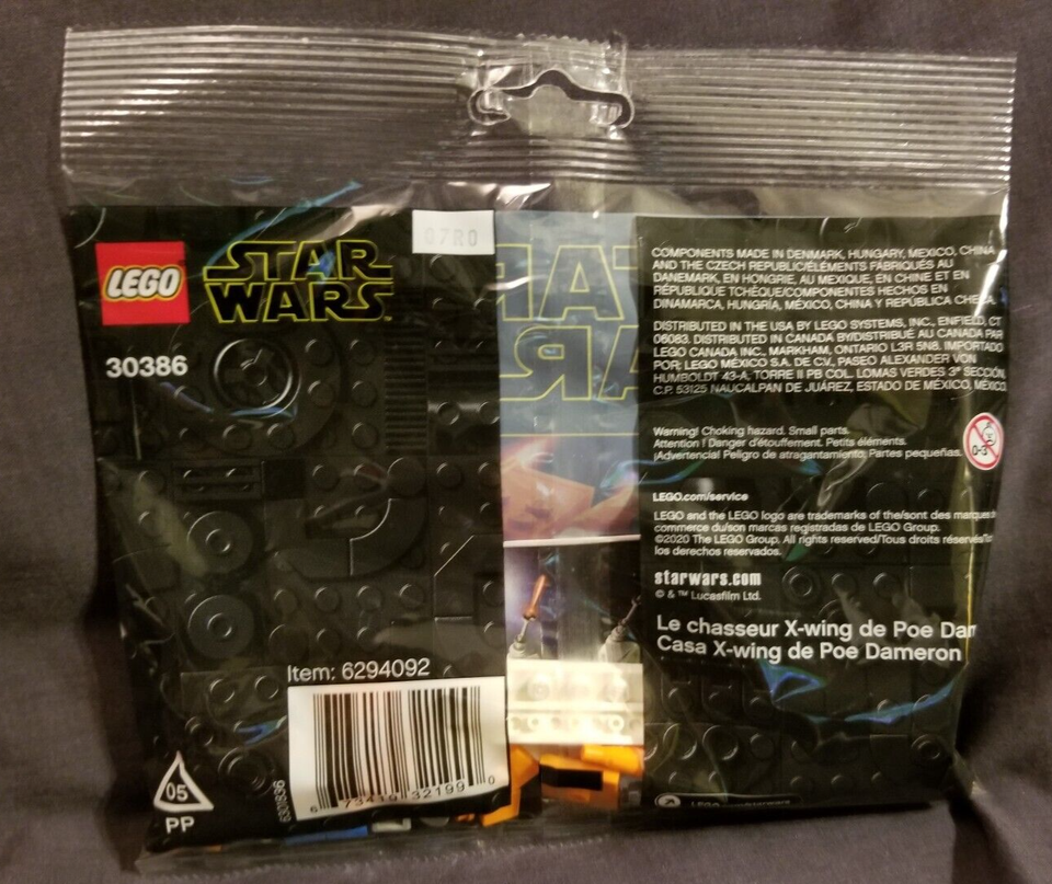 LEGO Star Wars Poe Dameron's X-Wing Starfighter (30386) | eBay