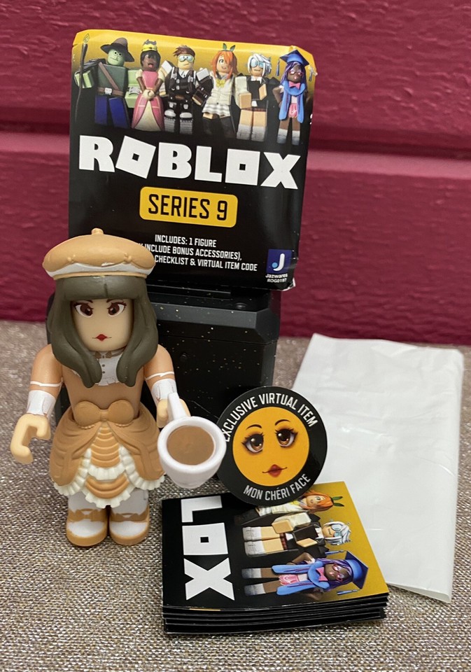 Roblox Celebrity Series 9 Mon Cheri Face Virtual Code And The Toy Black ...
