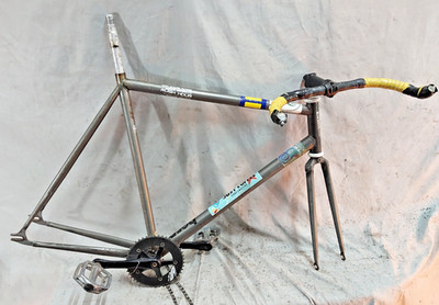 Raleigh Rush Hour Fixie Fixed Gear Road Bike Frame 59cm Large Chromoly ...