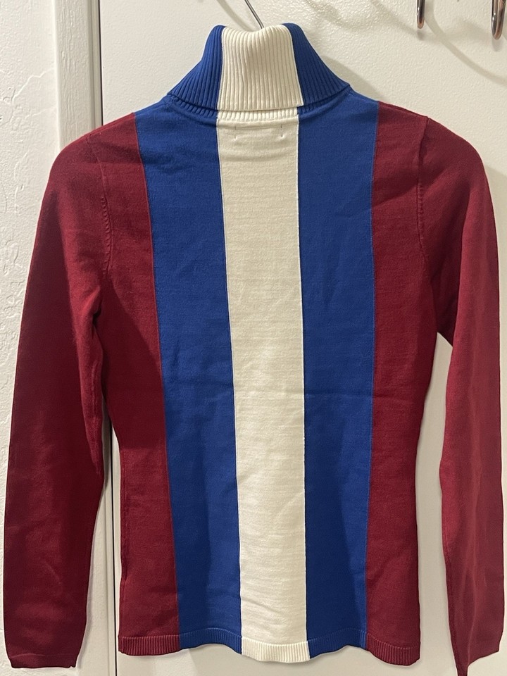Alp n Rock Ski 1970 Sweater XS Deep Red | eBay