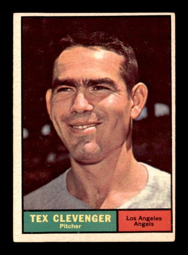 1961 Topps #291 Tex Clevenger VG/VGEX X2524898 | eBay
