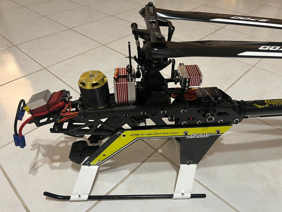 SAB GOBLIN RAW PIUMA 700 BNF AR7200bx, satellite Flybarless System ...