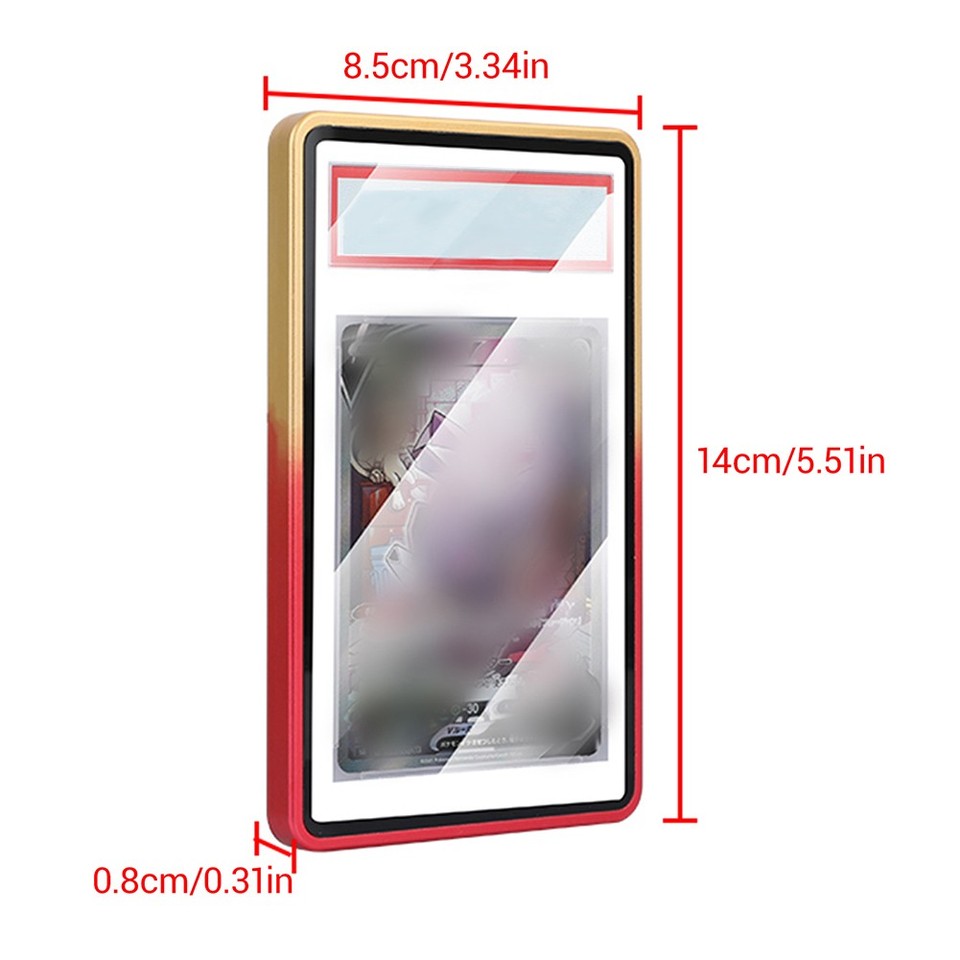 Magnetic Slab Case Protector For PSA Graded Cards Stackable Metal ...
