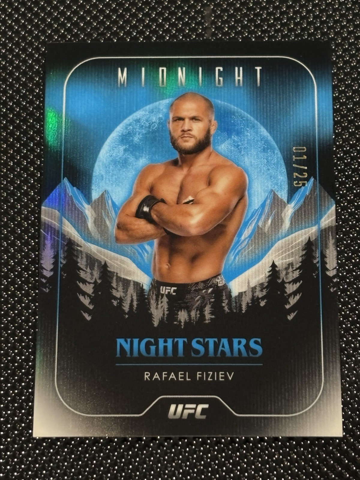 Rafael Fiziev 2024 Topps Midnight UFC #NS-12 Night Stars - Midnight /12 ...