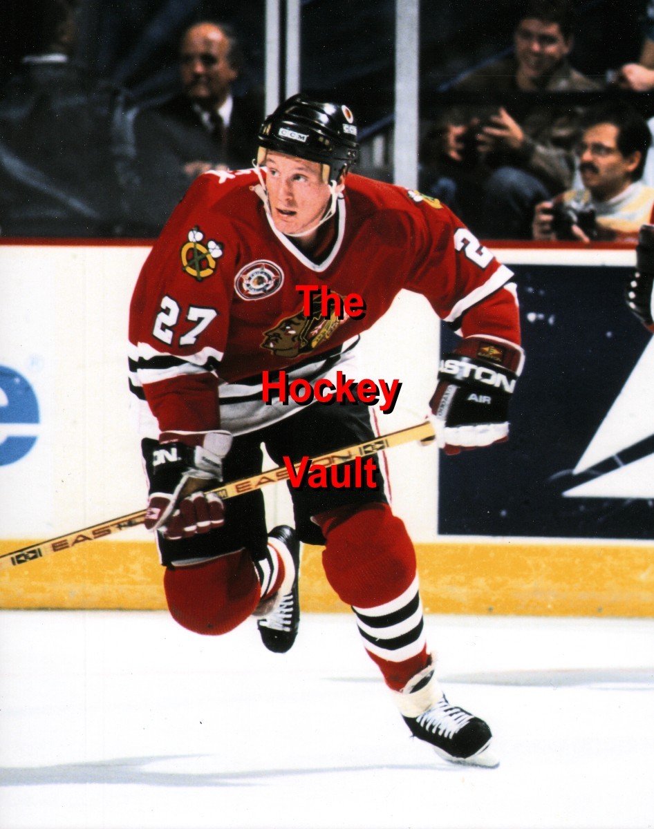 Chicago BLACKHAWKS Jeremy ROENICK #27 ACTION Custom LAB 8X10 500 GOAL ...