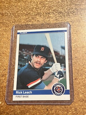 1984 Fleer Baseball # 84 Rick Leach | eBay