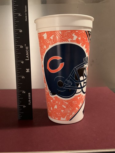 CHICAGO BEARS - NFL - PLASTIC ICEE SOUVENIR CUP - Coca-Cola - VINTAGE ...