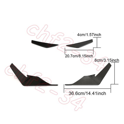 For Audi R8 Coupe 2019-23 Carbon Fiber Front Fog Lamp Eyebrow Spoiler ...