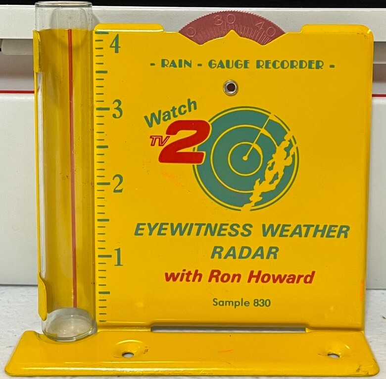 Vintage Watch TV2 Eyewitness Weather Radar Rain Gauge with Recorder ...