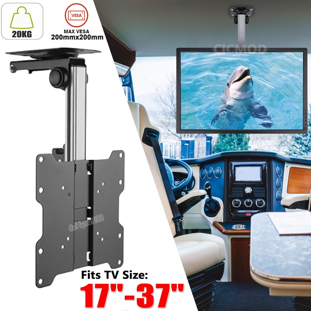 Retractable Flat Screen Tv Ceiling Mounts