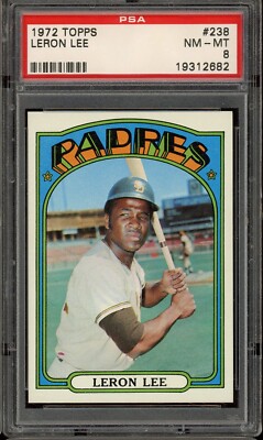 1972 Topps Baseball #238 Leron Lee PSA 8 | eBay