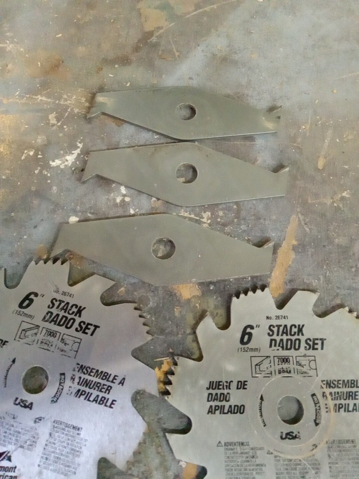 Vermont American 6" Stack Dado Set # 26741 Fits 8", 9", 10" Saws No ...