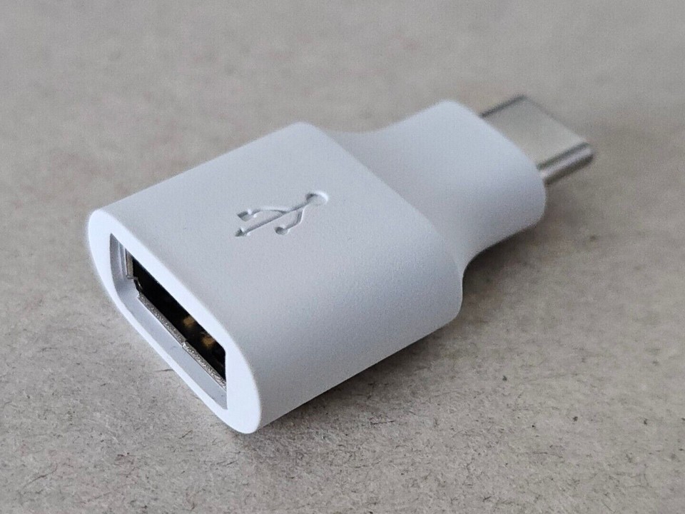 GOOGLE Pixel USB C to USB A Adapter - White - NEW | eBay